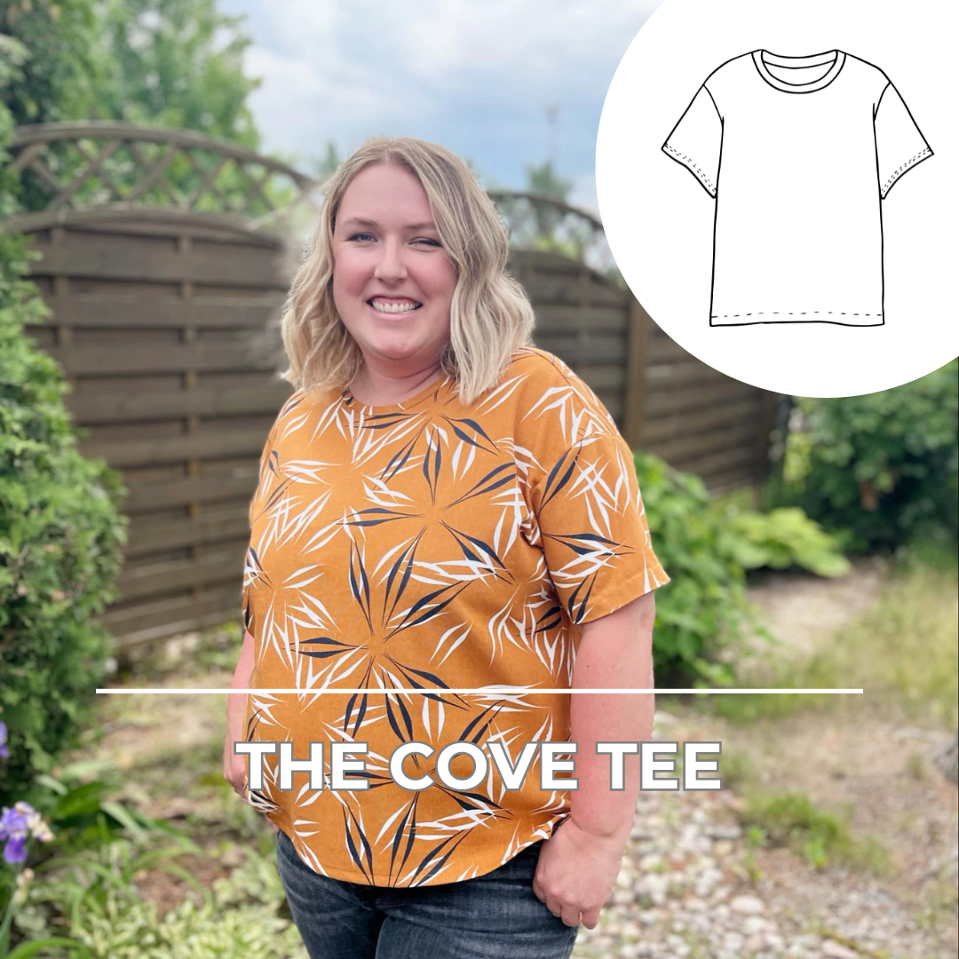 Women's Cove Tee Sewing Pattern – Brightside Fabric Co