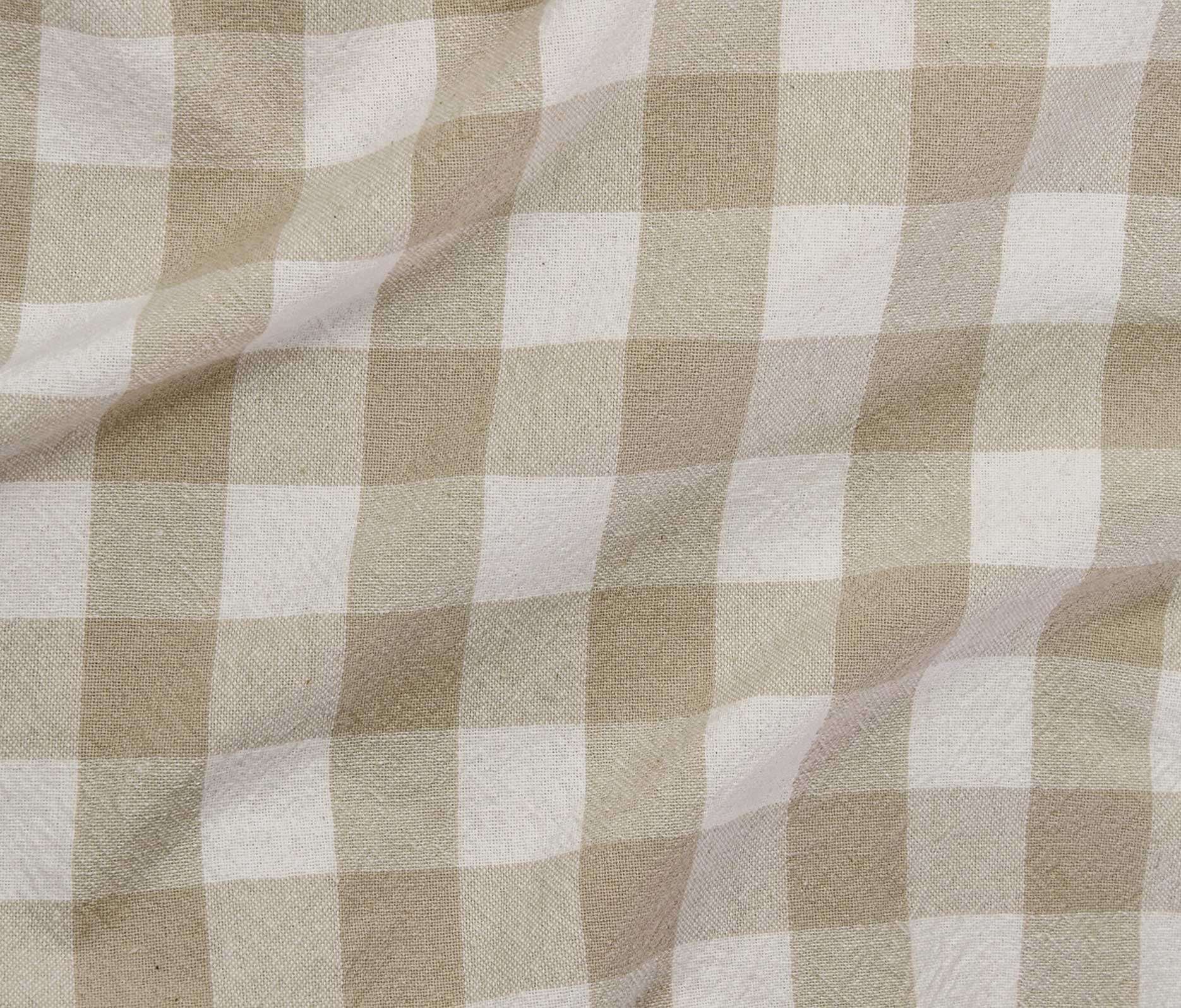 Farmhouse Checks - Beige – Brightside Fabric Co