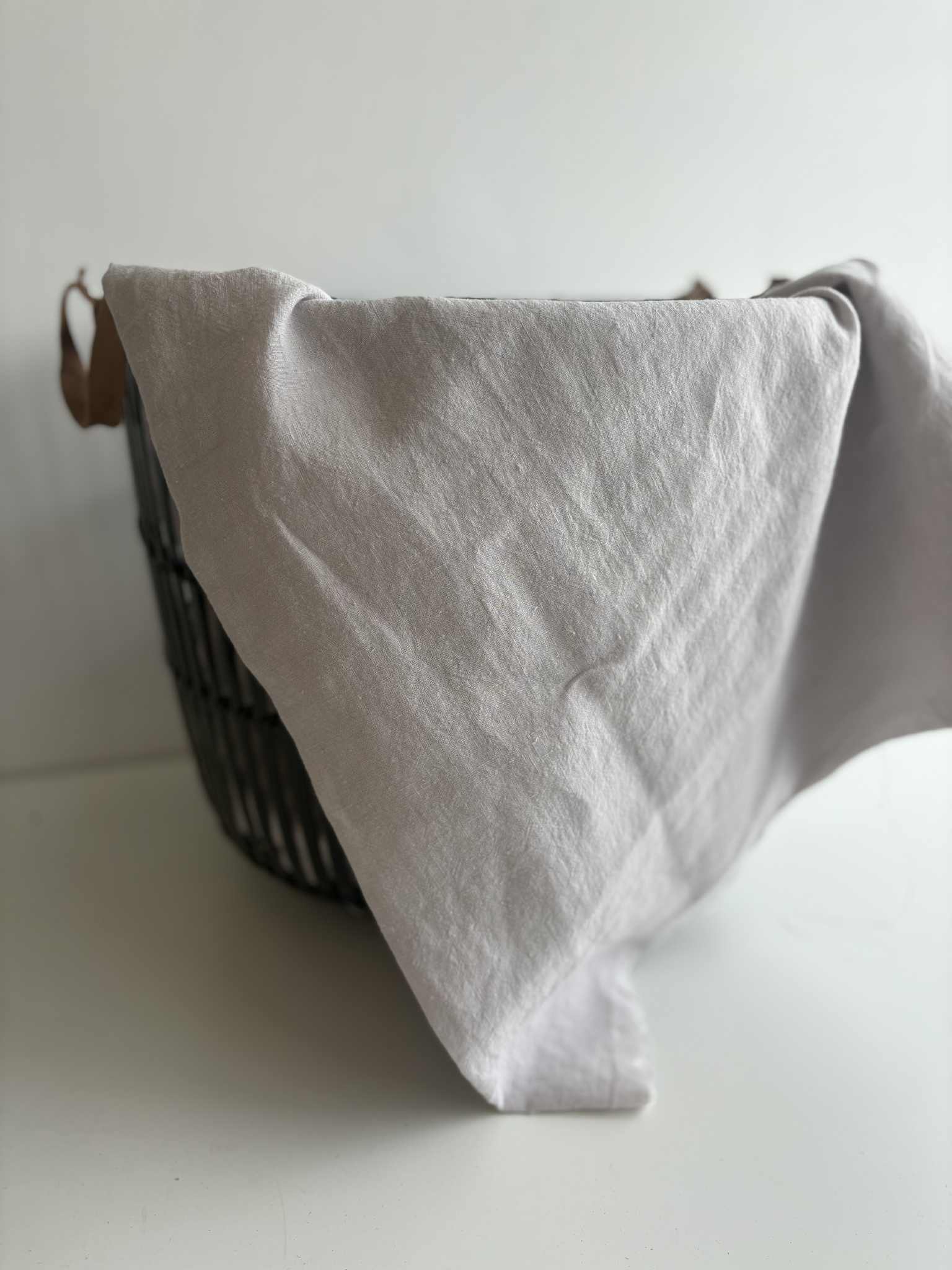 Light Grey Washed Linen – Brightside Fabric Co