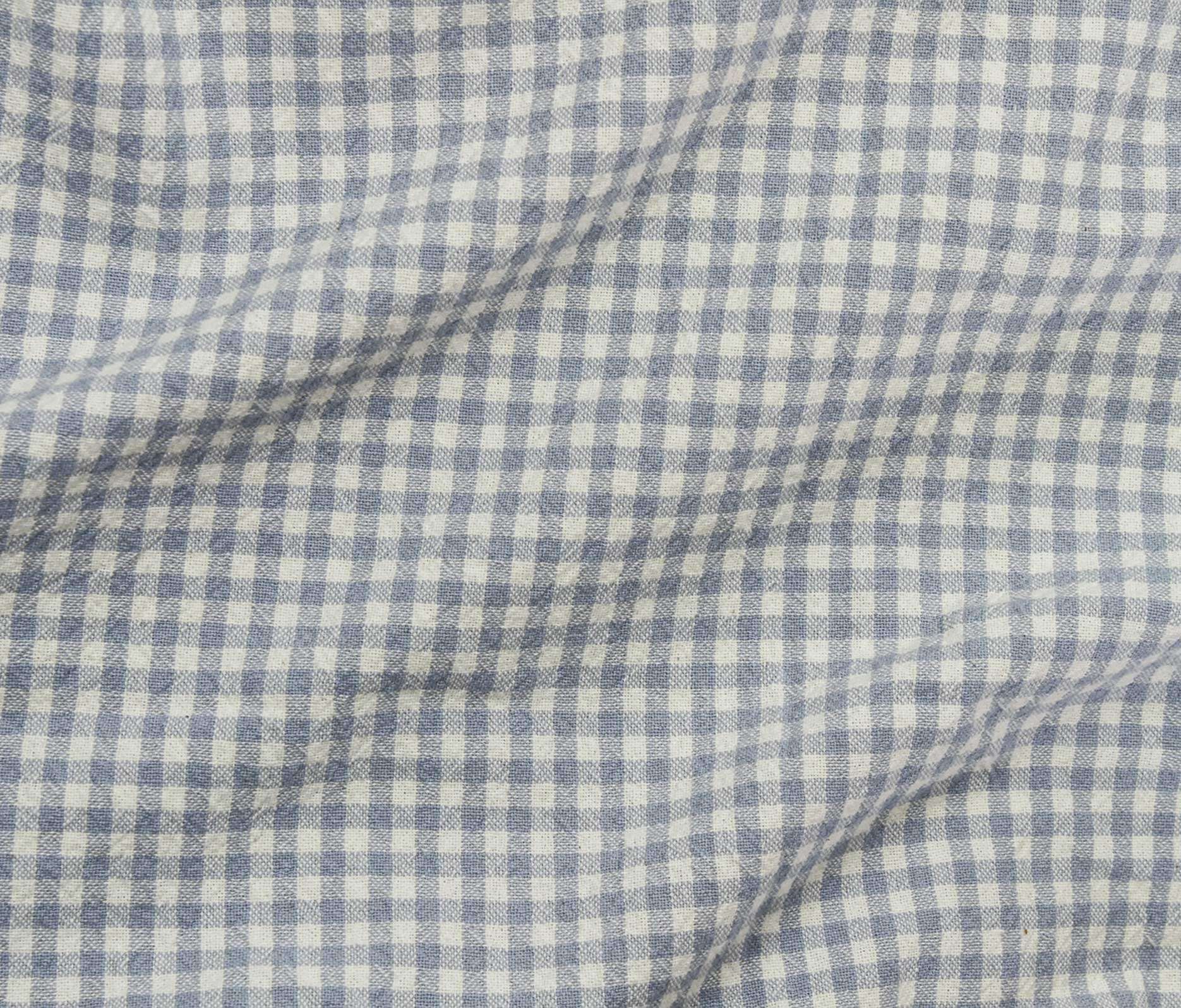 Farmhouse Gingham - Powder Blue – Brightside Fabric Co