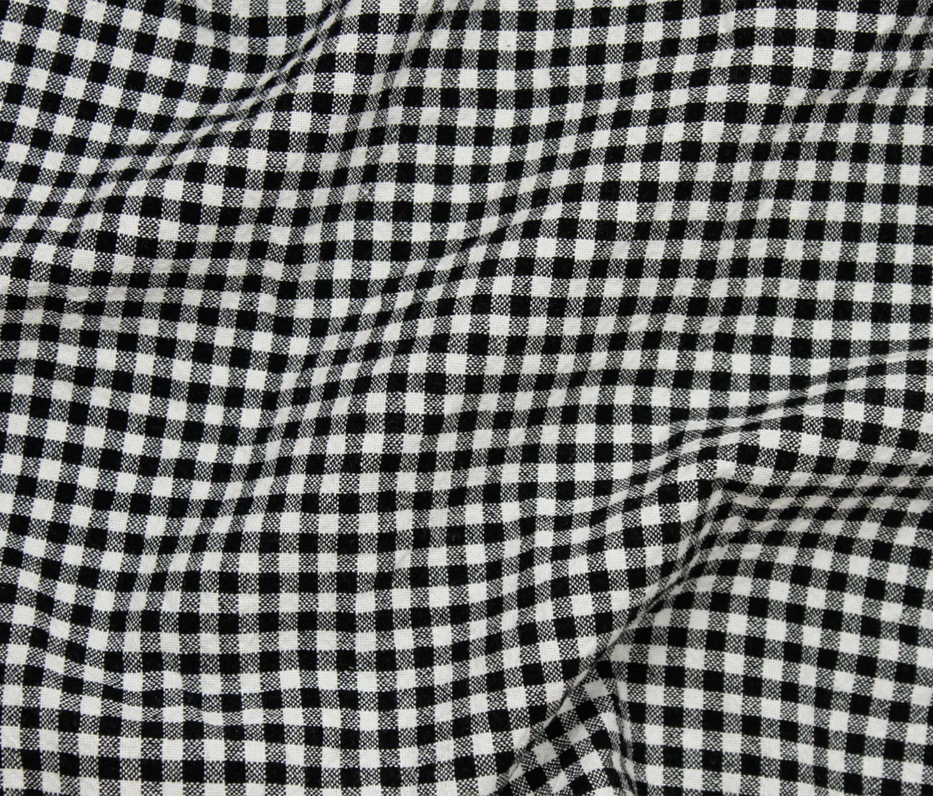 Farmhouse Gingham - Black – Brightside Fabric Co