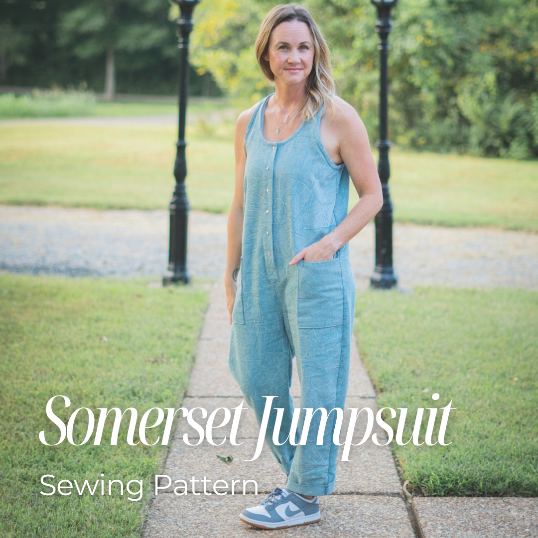 Somerset Jumpsuit Sewing Pattern – Brightside Fabric Co